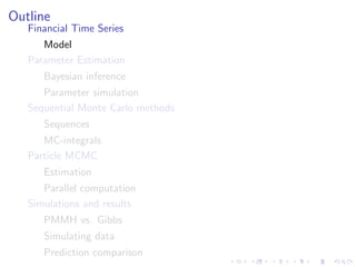 Bayesian Inference on a Stochastic Volatility model Using PMCMC methods | PDF