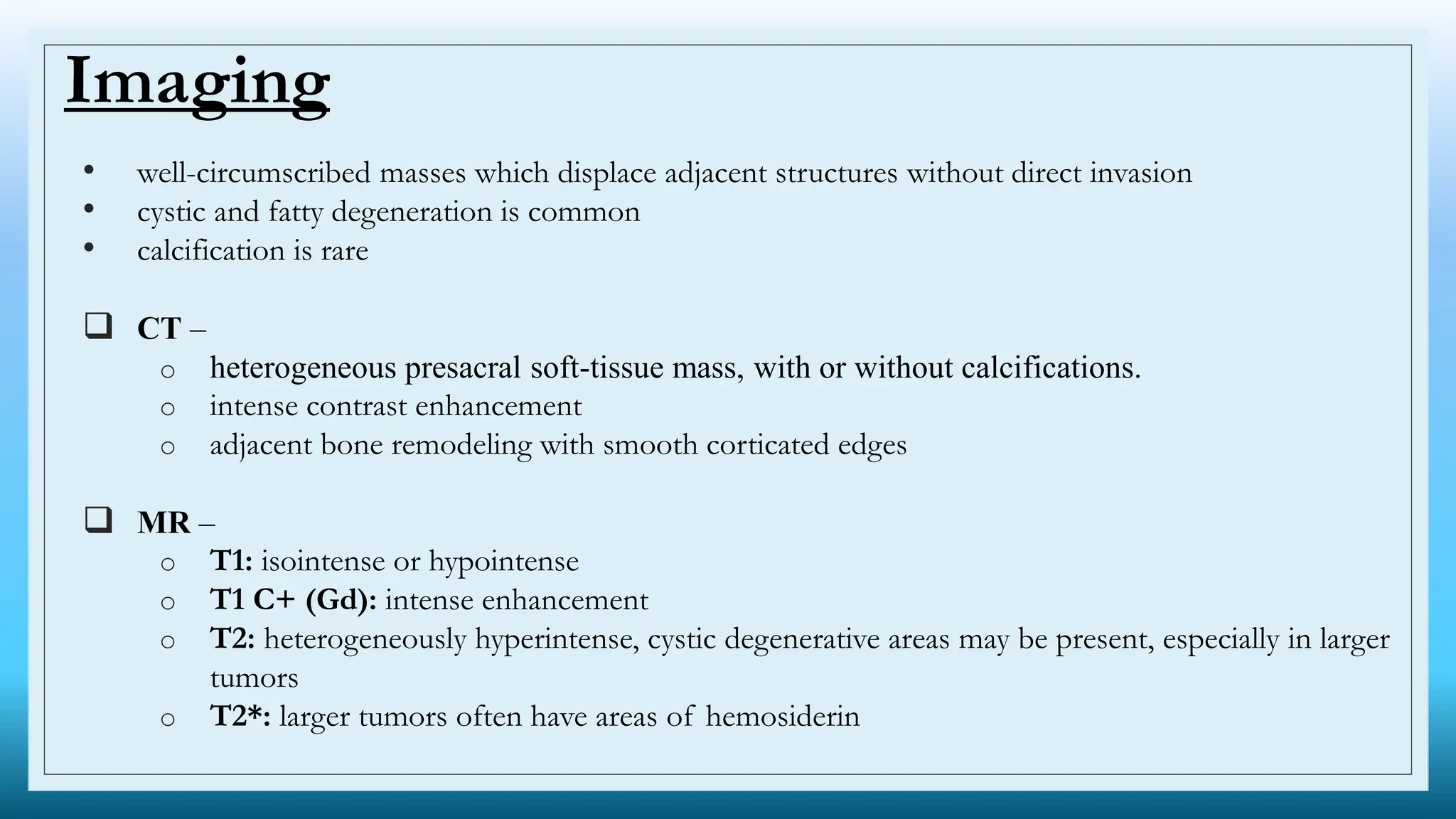 pre sacral lesion sept5.pptx RADIOLOGY | PPTX