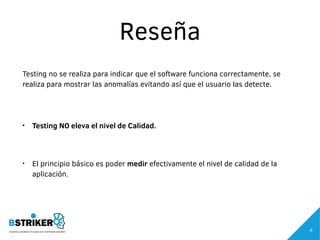 Presentación Agile Testing | PDF