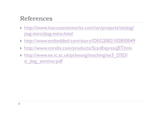 JTAG Interface (Intro) | PDF