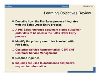 Presales sap business process - aditi & sameer rawat | PDF