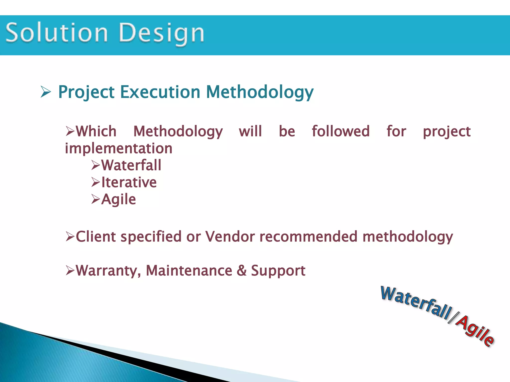 Presales, solution design & bid management an overview | PPTX