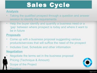 Understanding Pre-sales & Sales Cycle | PPT