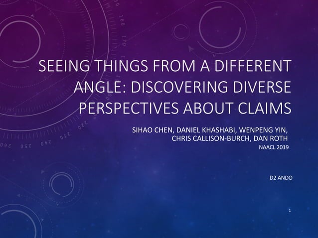 Seeing Things from a Different Angle: Discovering Diverse Perspectives ...