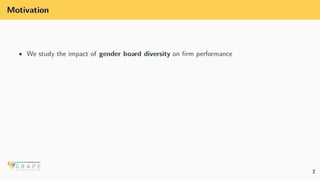 Gender board diversity and firm performance | PDF
