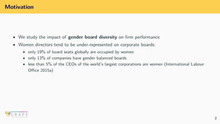Gender board diversity and firm performance | PDF