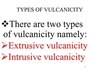 vulcanism | PPTX | Geography | Science