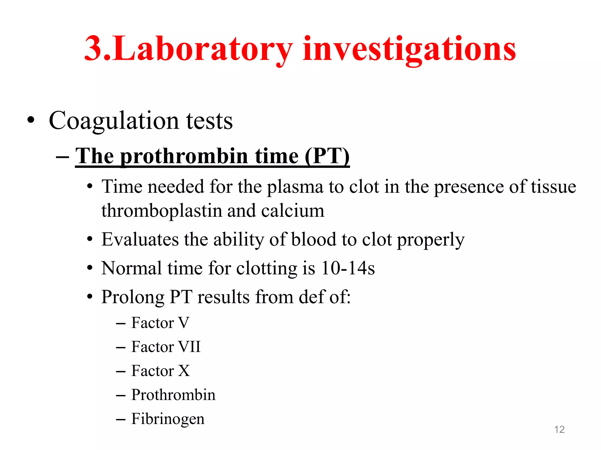 Presantation on bleeding disorder in pediatric patients | PPT