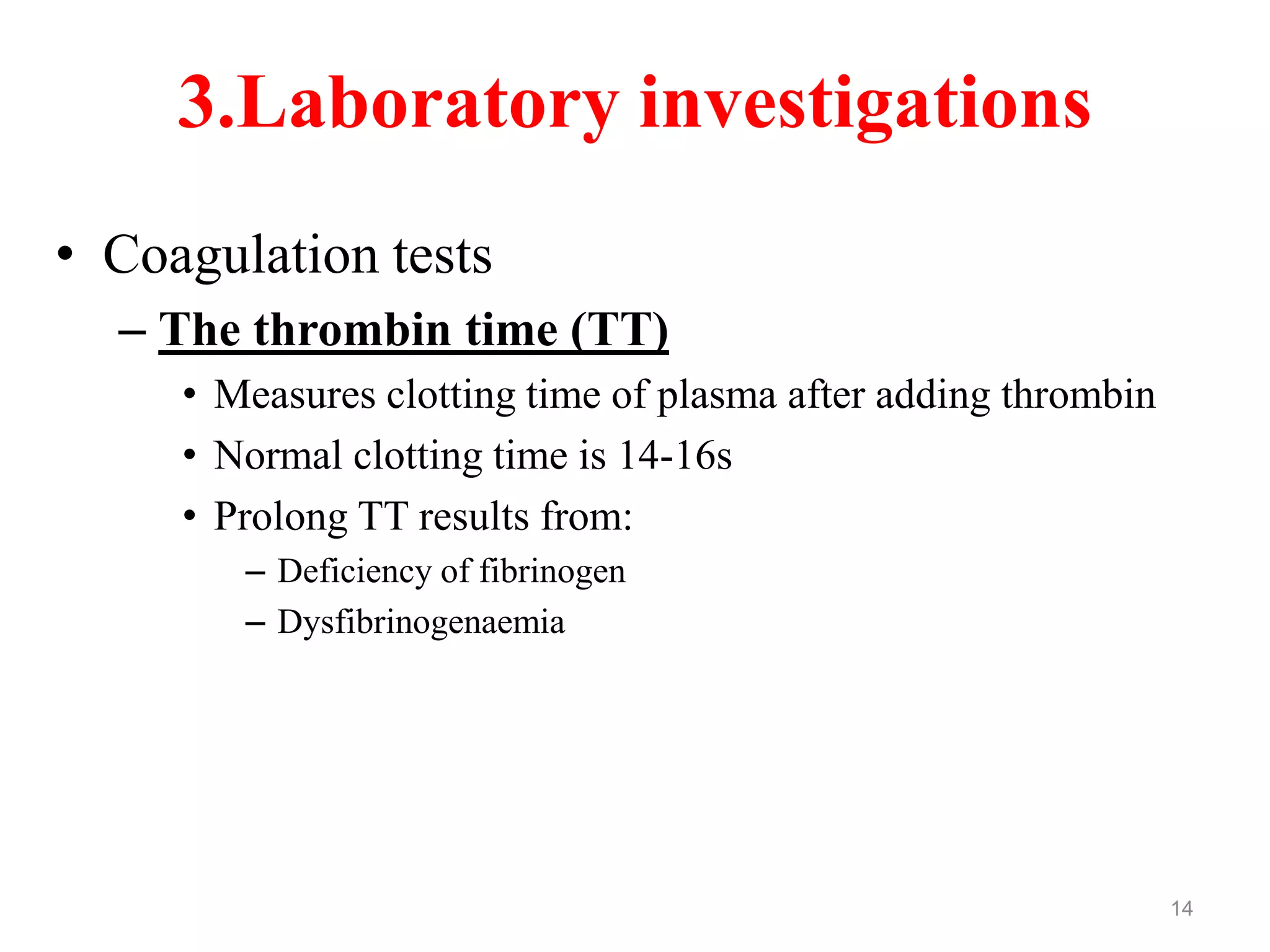 Presantation on bleeding disorder in pediatric patients | PPT