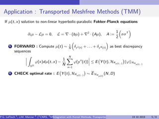 Integration with kernel methods, Transported meshfree methods | PPT