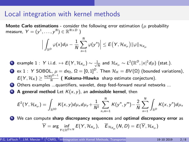 Integration with kernel methods, Transported meshfree methods | PDF | 3-D Graphics | Computer ...