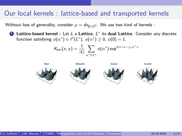 Integration with kernel methods, Transported meshfree methods | PDF | 3-D Graphics | Computer ...