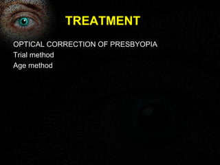 Presbyopia | PPTX