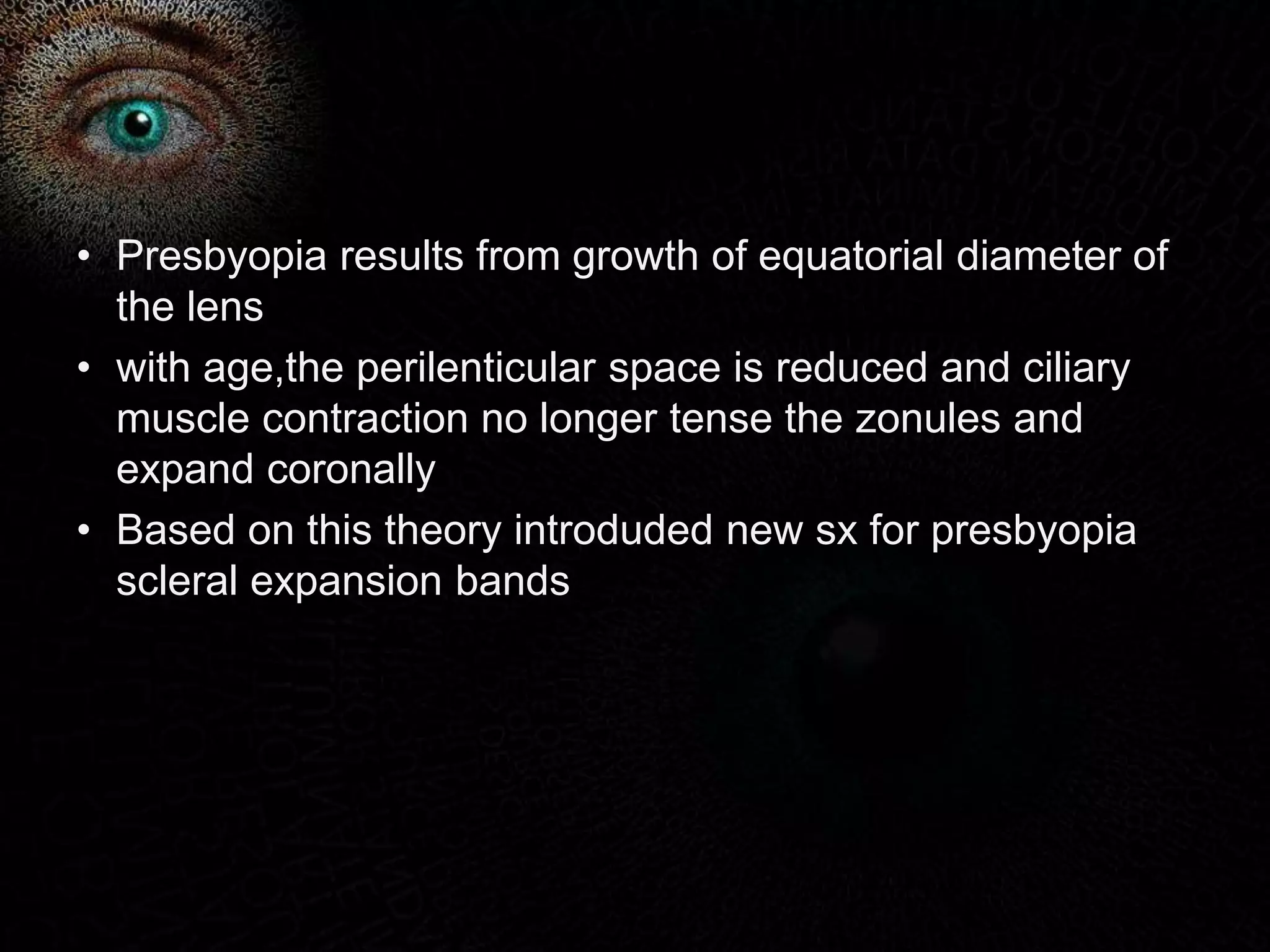 Presbyopia | PPTX