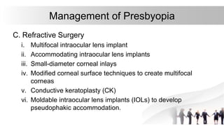 Presbyopia | PPTX