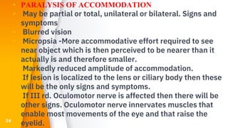 Presbyopia,Accommodation Anomalies | PPT