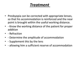 Presbyopia | PPTX