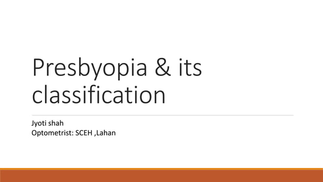 presbyopia.pptx
