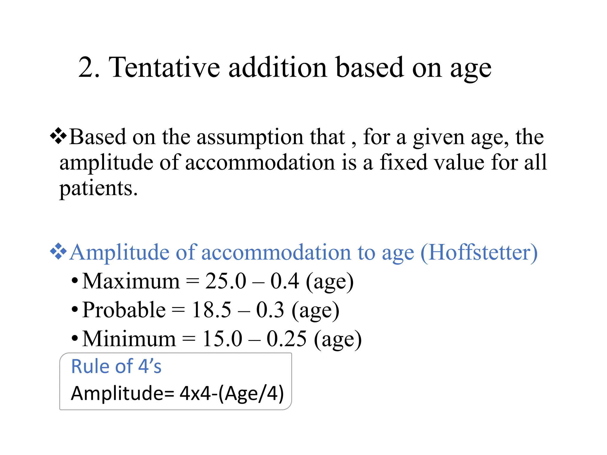 Presbyopia - refraction and management-Archana.pptx