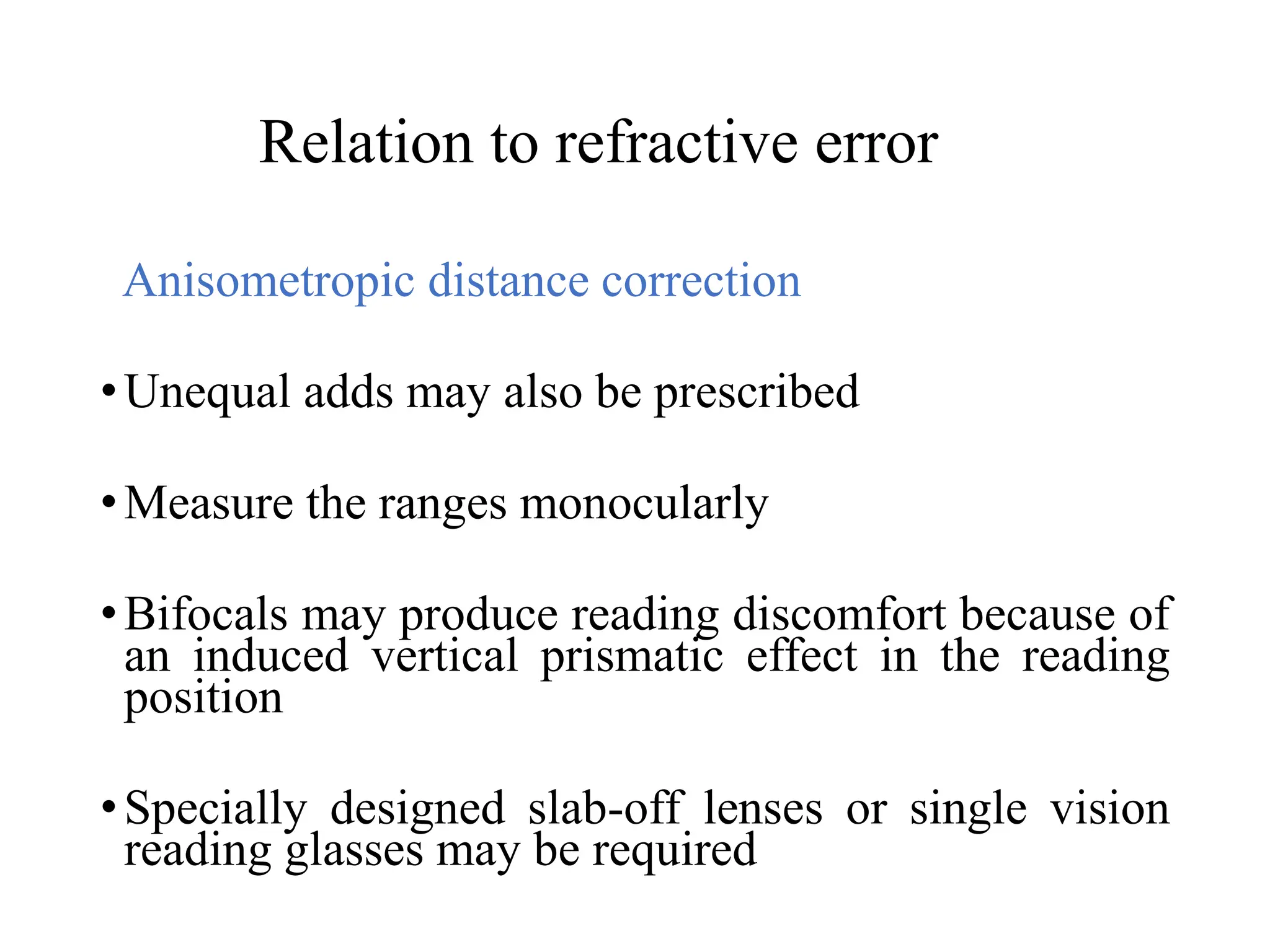 Presbyopia - refraction and management-Archana.pptx