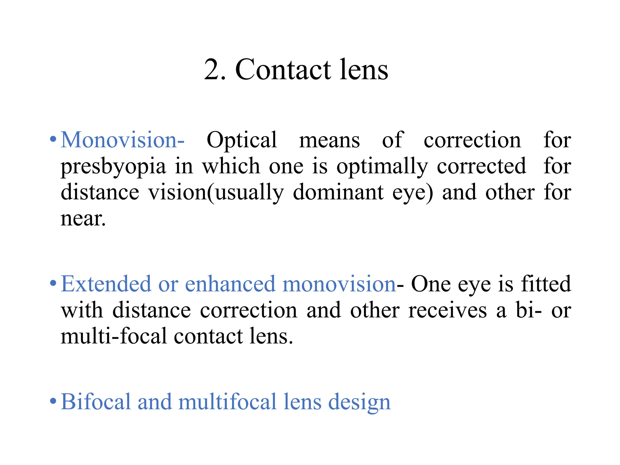 Presbyopia - refraction and management-Archana.pptx