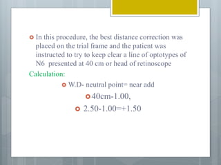 METHODS OF PRESBYOPIC CORRECTION | PPTX