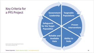 Turning High-Utilizers into Partners: Pay for Success & Behavioral ...