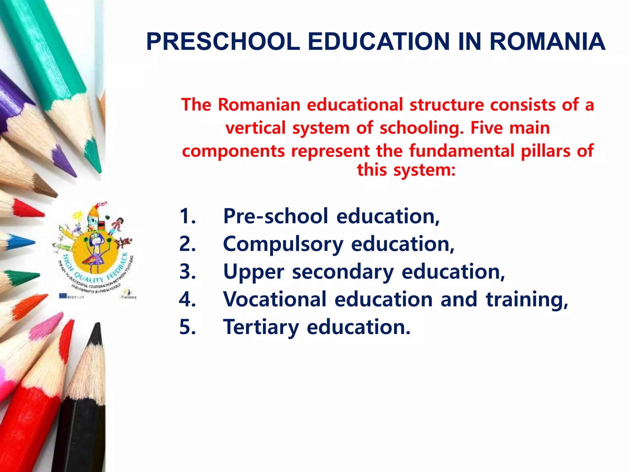 Preschool Education Romania | PPTX