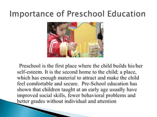 Preschool elementary education | PPT