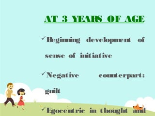 Pre schooler Growth and Development | PPT