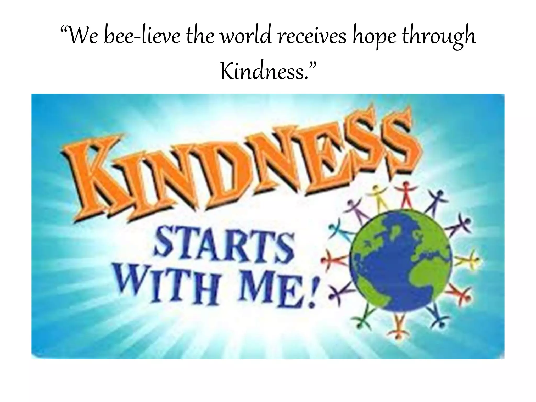 Preschool intro to 5 day kindness challenge | PPT