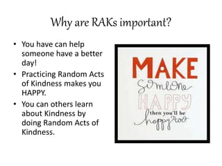 Preschool intro to 5 day kindness challenge | PPTX