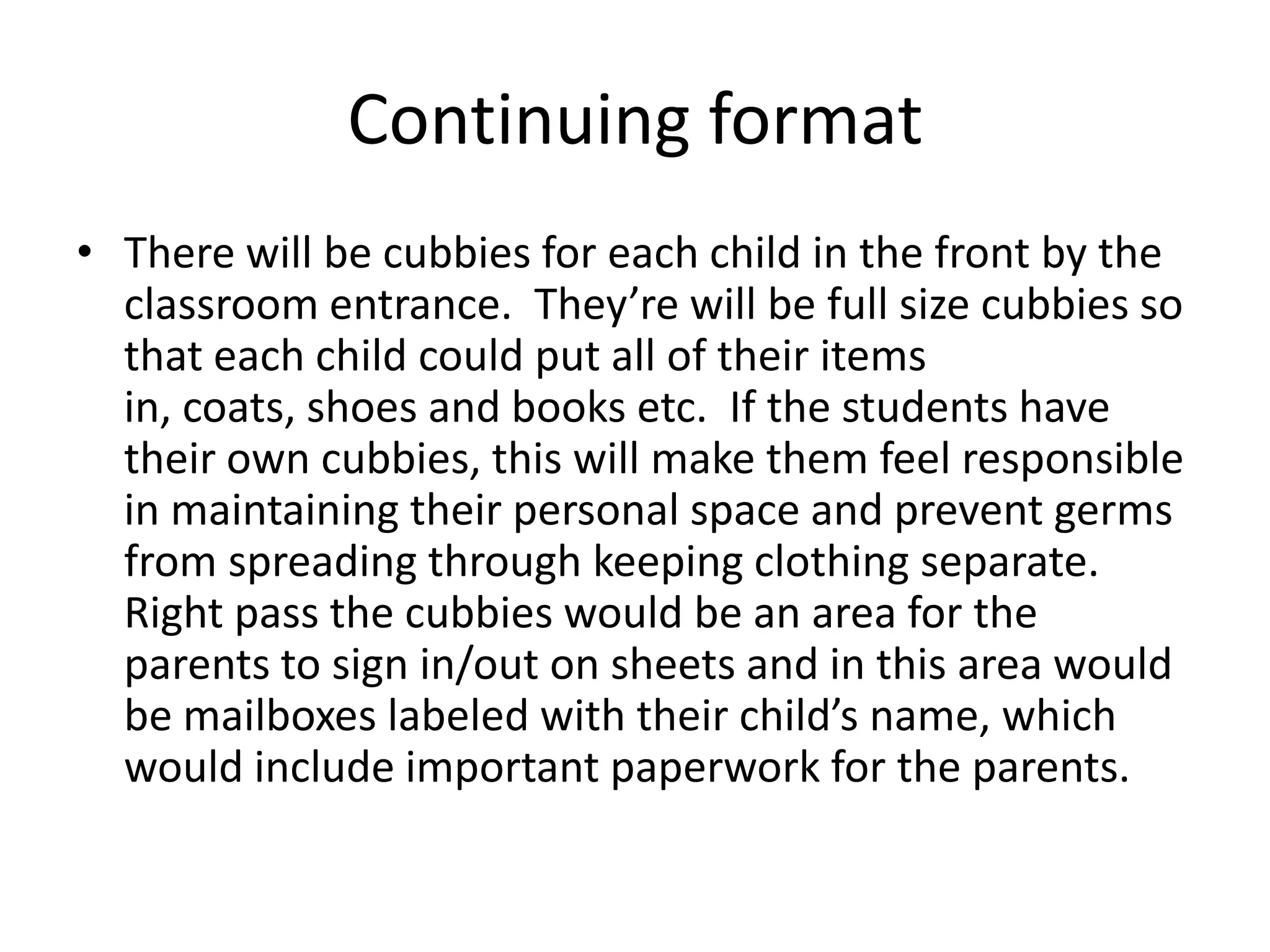 Preschool program design presentation | PPTX