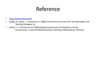 Preschool program design presentation | PPTX