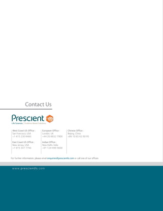 Prescient Life Sciences Brochure | PDF