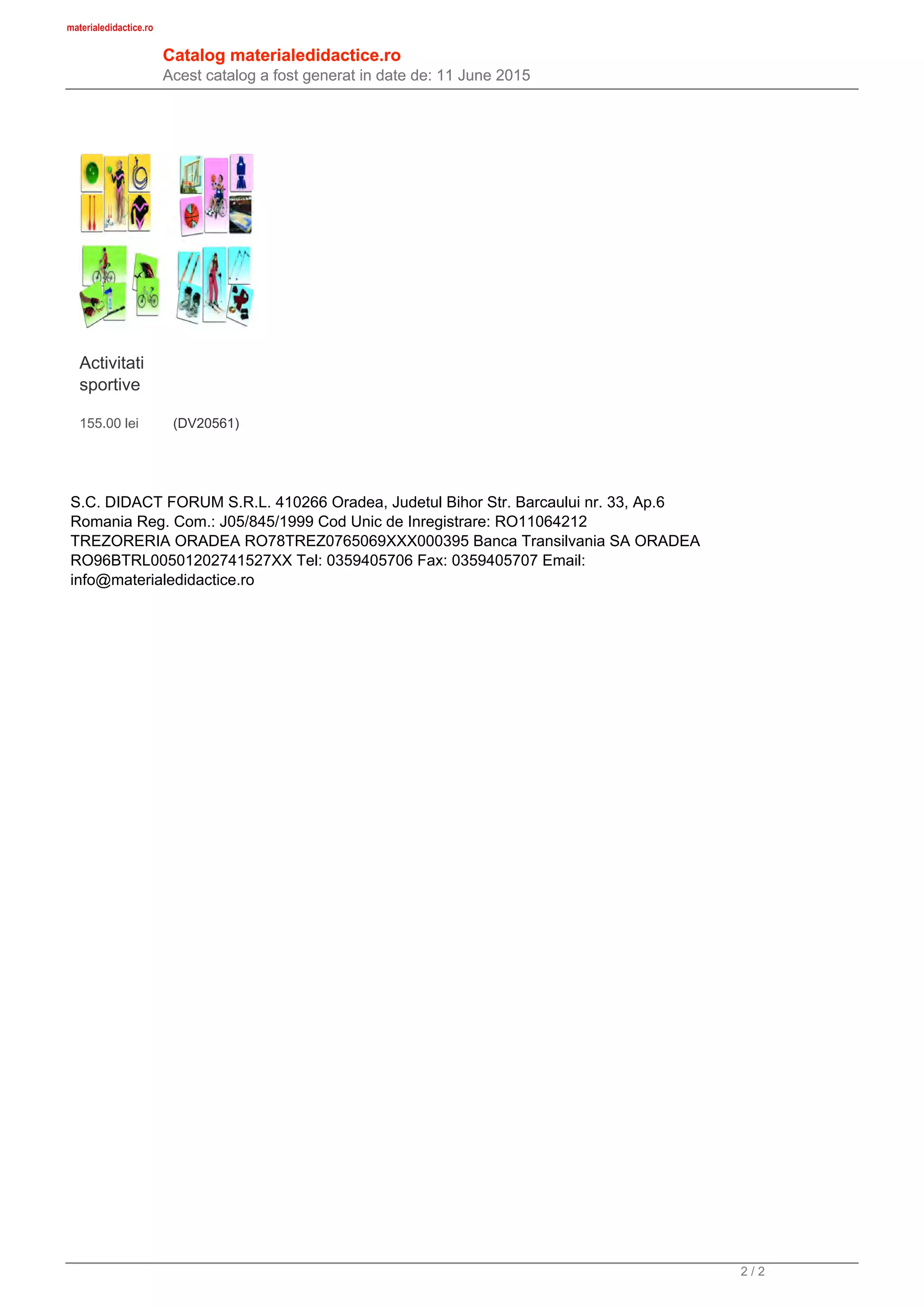 Materiale Didactice pentru Prescolari | PDF