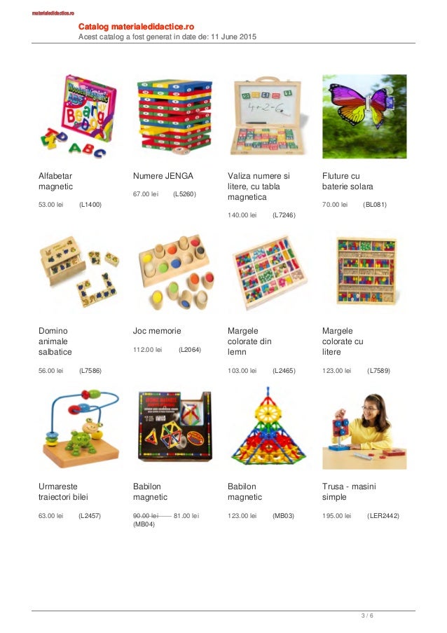 Materiale Didactice pentru Prescolari