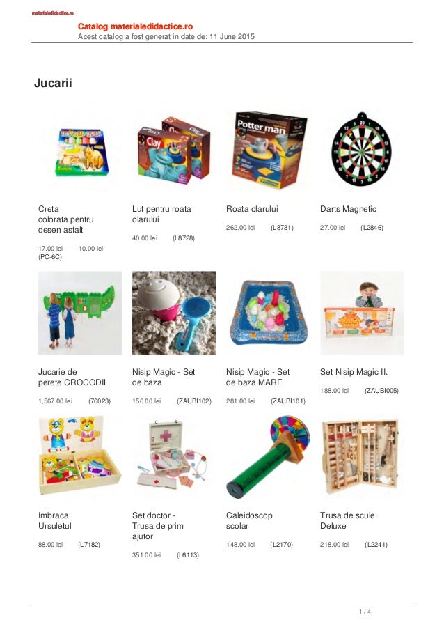 Materiale Didactice pentru Prescolari