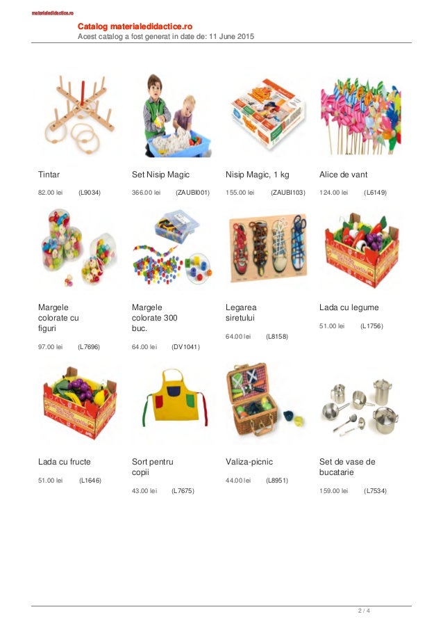 Materiale Didactice pentru Prescolari