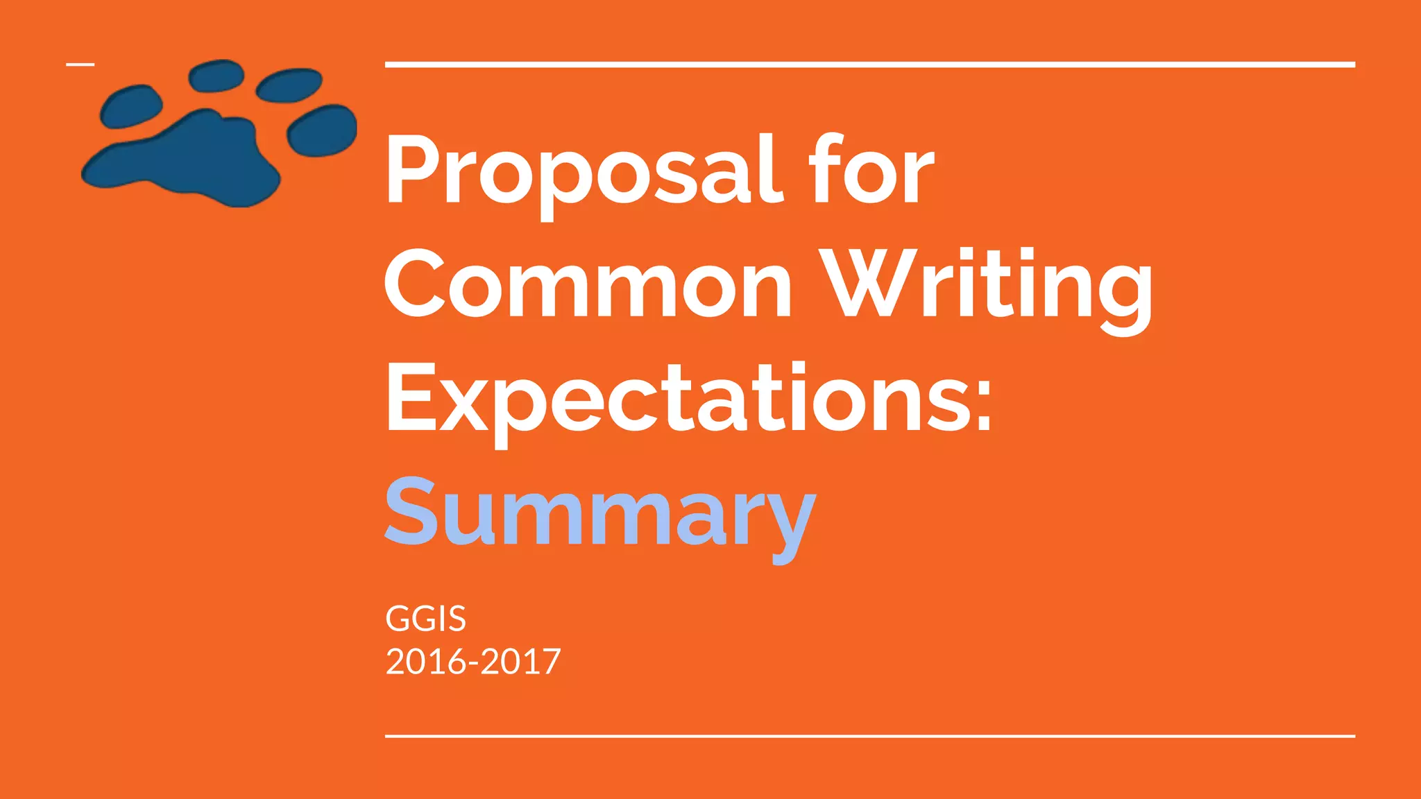 Common Writing Expectations Summary | PPT