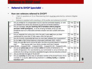 WDA-1 Veterans Priority of Service Pre-screening Presentation | PPT