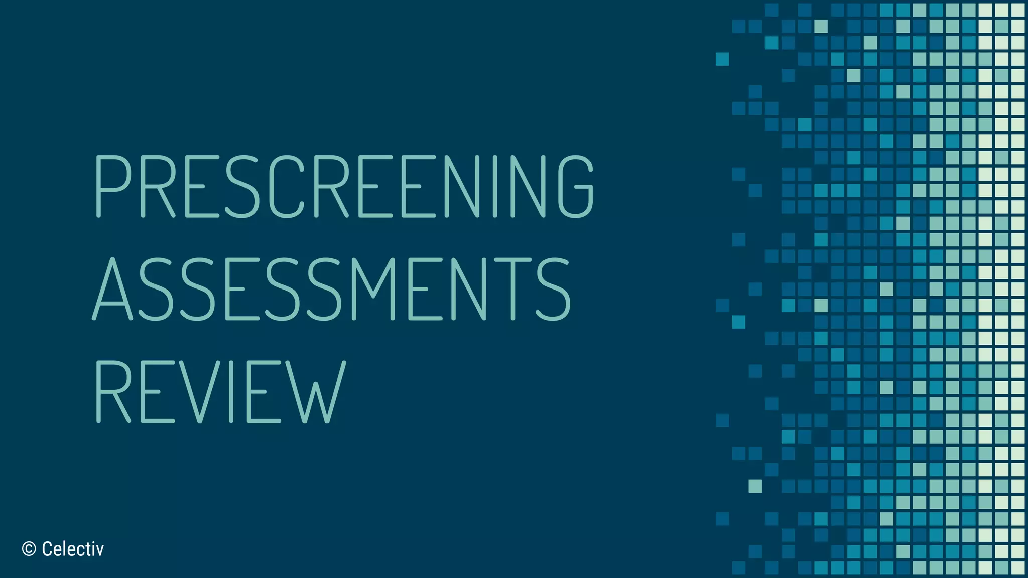 Prescreening assessment review | PPT
