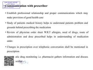 Prescribed medication order and communication skills | PPTX ...