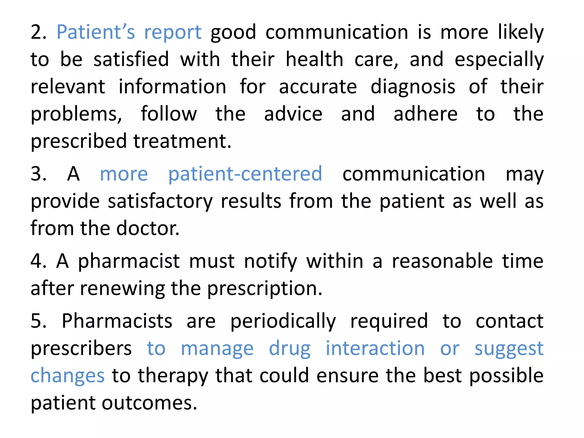 Prescribed Medication Order and Communication Skills.pptx