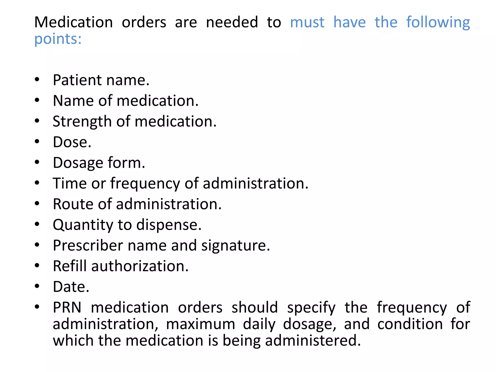 Prescribed Medication Order and Communication Skills.pptx
