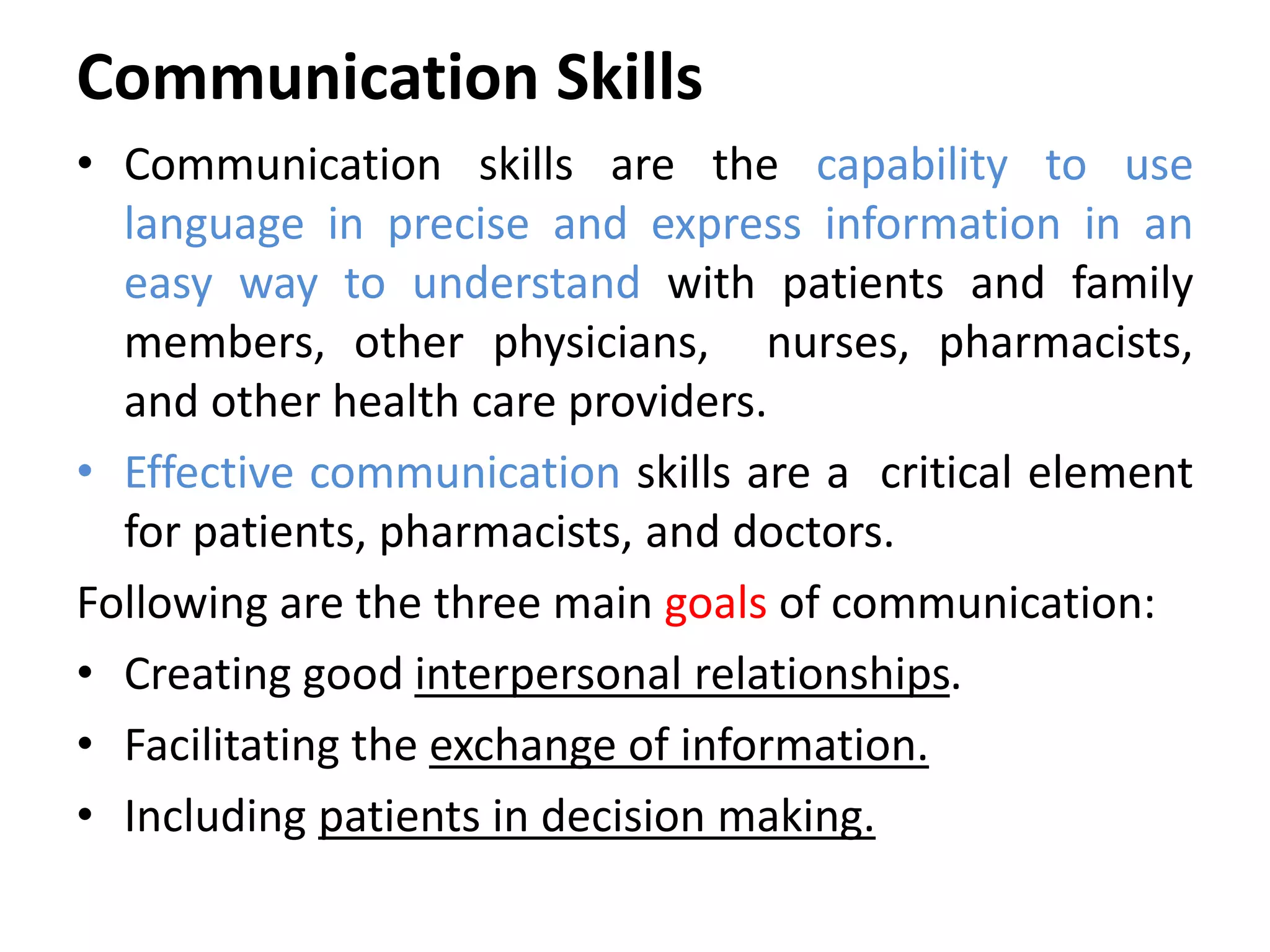Prescribed Medication Order and Communication Skills.pptx