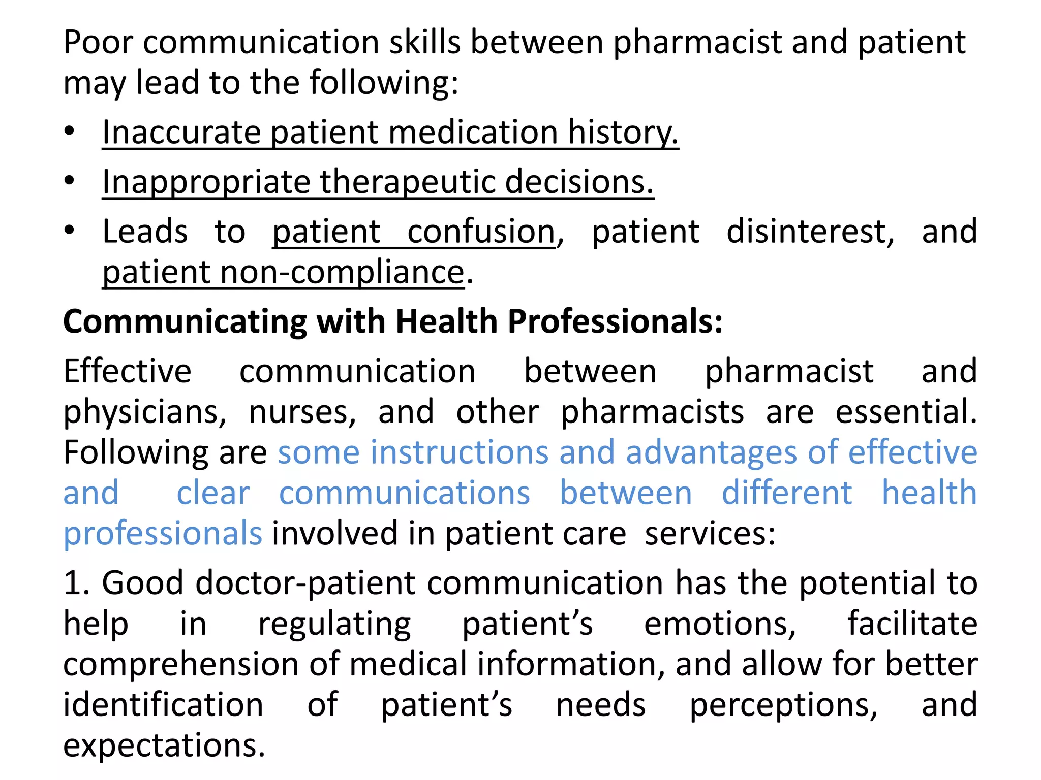 Prescribed Medication Order and Communication Skills.pptx