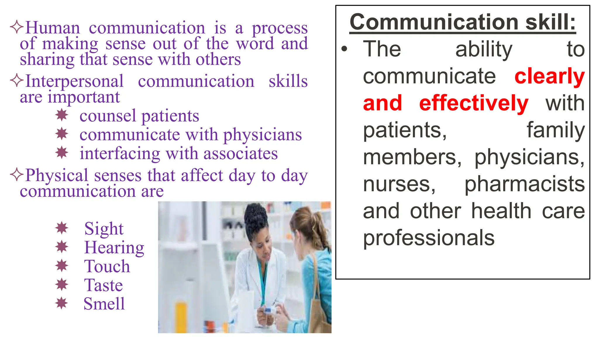Prescribed medication order and communication skills.pptx