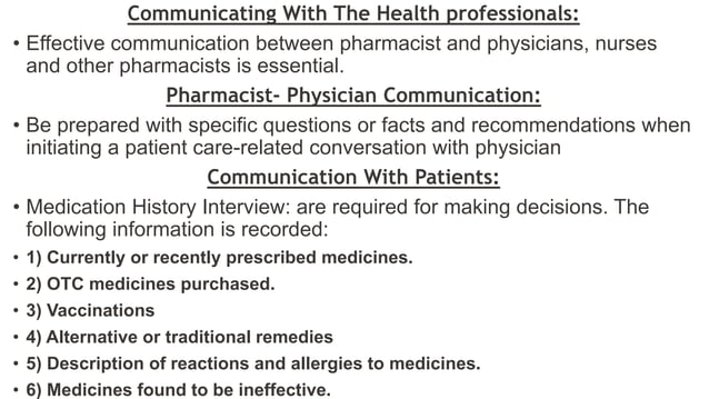 Prescribed medication order and communication skills.pptx