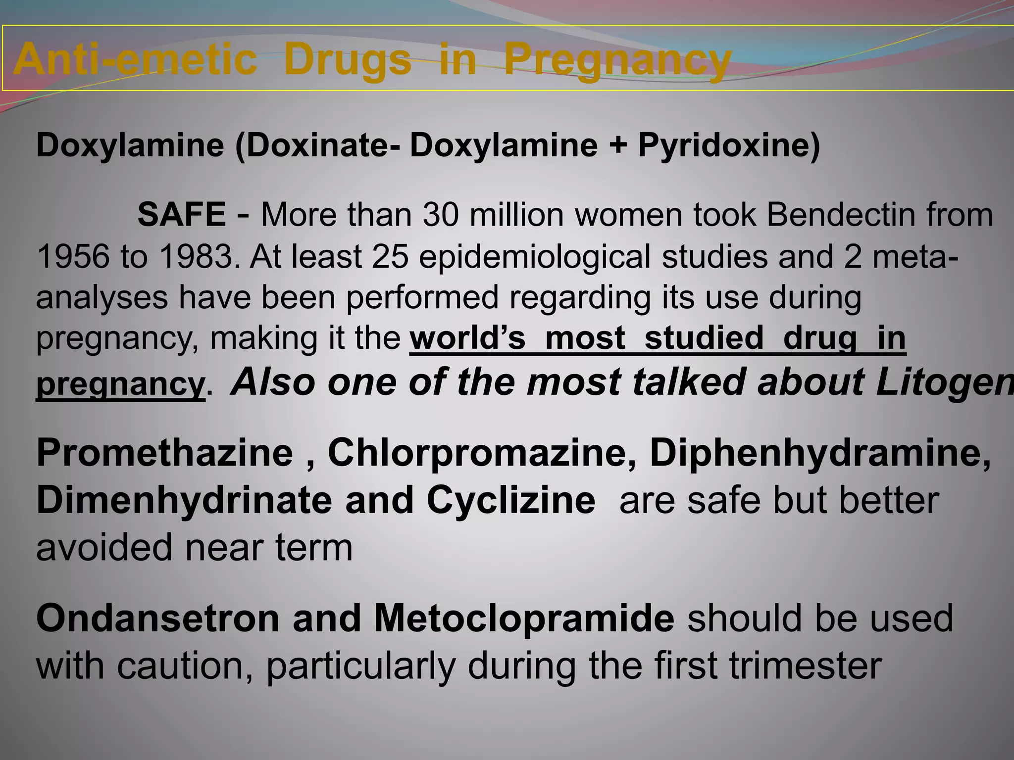 Prescribing in pregnancy | PPT